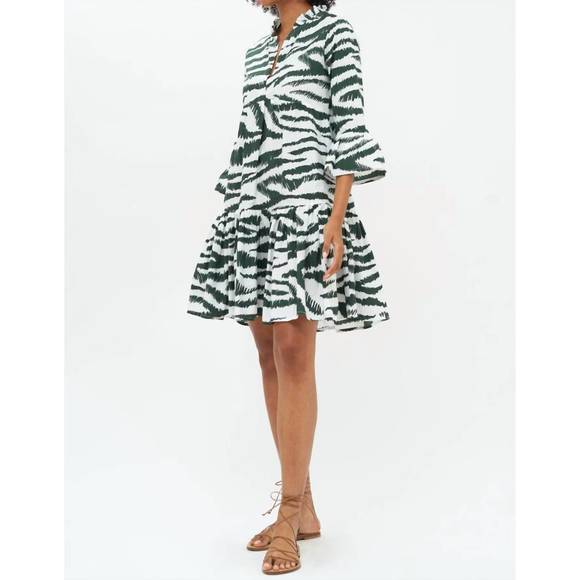 Oliphant | Dresses | New Oliphant Bell Sleeve Tiered Mini Dress In ...